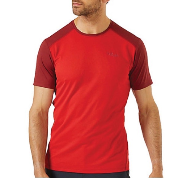 The Rab | Shirts | The Rab Mens Force Tee In Accent Red | Poshmark